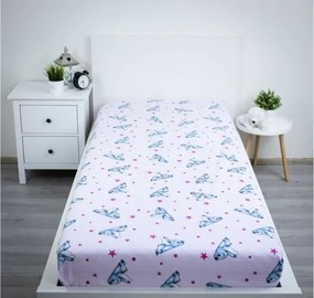 Jerry Fabrics Prostěradlo Lilo and Stitch Pink Stars 90x200x25 cm