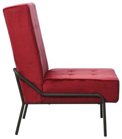 Relaxační židle Vade - 65x79x87 cm | vínová samet