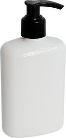 Dávkovač na mýdlo 250 ml bílý s černou pumpičkou LIMA