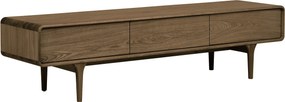 House Nordic TV stolek DARWIN tmavě hnědý 180×45 cm 3201021