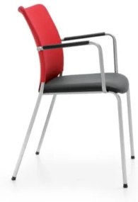 profim Konferenční židle SUN H celočalouněná bez područek Barva kostry šedá kostra (metallic) GALERIE - Čalounění profim LÁTKY 0 / ALBA, EVO, NEXT