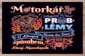 Prostírání Motorkář - problémy