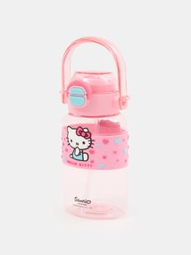Sinsay - Láhev na pití s držadlem a brčkem Hello Kitty - vícebarevná