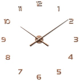 Rose gold nalepovací hodiny LAVVU 3D STICKER Rose Numerals LCT1173