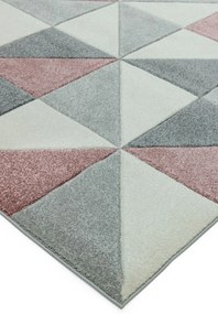 Růžový koberec Furla Cubic Pink Rozměry: 200x290 cm
