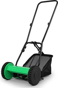 Costway Vřetenová sekačka Ruční sekačka na trávu s 30 cm šířkou záběru 18,5