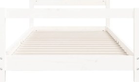 vidaXL Dětská postel 80 x 160 cm masivní borové dřevo [834400] Barva: Černá