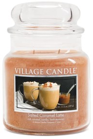 VILLAGE CANDLE Vonná svíčka - Latté se slaným karamelem Doba hoření: 170 hodin