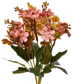 Umělá květina oranžovorůžová Florieke – 33 cm