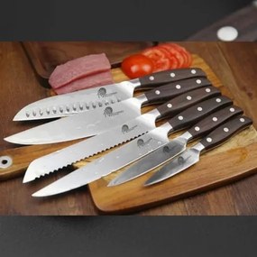 DELLINGER Classic Sandal Wood nůž Santoku 7" (178mm)
