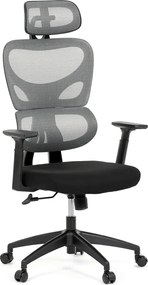 Ergonomická kancelářská židle LEXON - šedá síťovina
