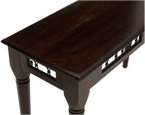 Konzolový stolek z masivu rosewood v tmavě přírodní barvě 45x120 cm Srina – Premier Housewares