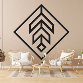 Geometrická dekorace na zeď čtvercová | SENTOP HDF0397-C