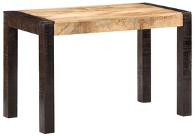 Jídelní stůl Gllen - 120x60x76 cm | masivní hrubé mangovníkové dřevo