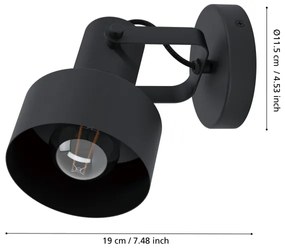 Eglo 99517 - Bodové svítidlo CASIBARE 1xE27/28W/230V