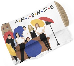 Sablio Deka Seriál přátelé FRIENDS Gauč u fontány - 150x120 cm