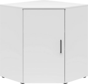 XXXLutz ROHOVÁ KOMODA, bílá, 71,5/83/71,5 cm Carryhome - Široké komody - 002427022041