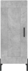 Skříň highboard betonově šedá 34,5x34x180 cm kompozitní dřevo 3199117