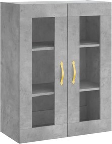 Skříň highboard betonově šedá 69,5x34x180 cm kompozitní dřevo 3198325