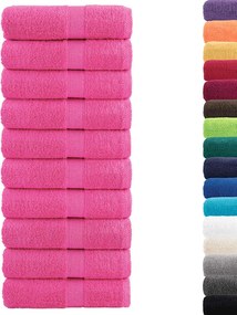 Prémiové mycí utěrky SOLUND 10 ks růžové 30x30 cm 600 g/m² 137517