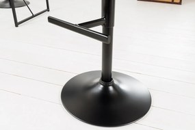 Designová barová otočná židle Frank antik hnědá