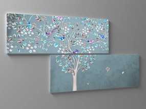 Liox Abstraktní obraz kvetoucí strom Rozměr: 160 x 80 cm