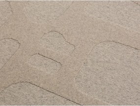 Taupe vlněný koberec 160x230 cm Archipelagio – Micadoni