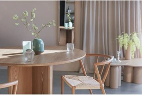 Kulatý jídelní stůl v dekoru dubu ø 120 cm Laurent – White Label