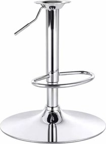 LuxuryForm DESIGN Podstava pro barové židle - stříbrný talíř - set