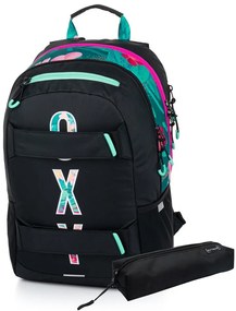 Oxybag studentský batoh + etue oxy sport tropic