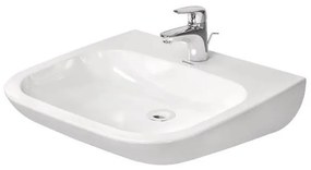 Duravit 23136000002 - Závěsné umyvadlo D-CODE 60x55 cm keramika/lesklá bílá