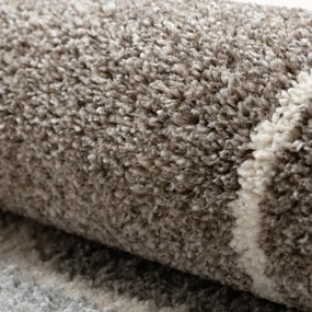 Dywany Łuszczów, Kusový koberec Fusion 0810 beige/brown, 80x150, vícebarevná, kancelář