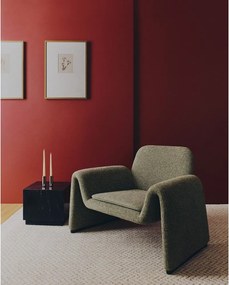 Zelené žinylkové křeslo Melvia – Kave Home