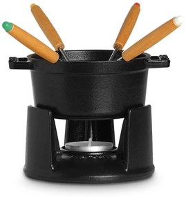 Staub Miniset na Fondue černý P.10 cm/ 0,25 l