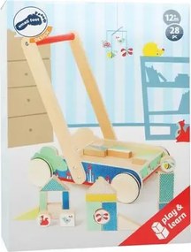 Small Foot Dřevěný vozík s kostkami Move it! / od 12 měsíců
