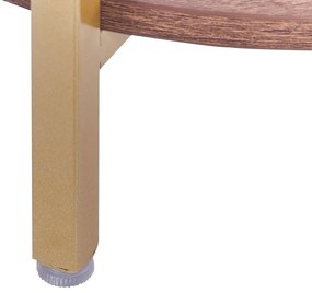 Příruční stolek Libza (zlatá). 1080919
