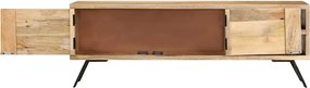TV stolek 110 x 30 x 40 cm masivní mangovníkové dřevo 328312