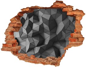 Wallmuralia Samolepící díra zeď Abstraktní pozadí 3D 90x70 cm