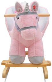 Houpací hračka s melodií Baby Mix Unicorn pink