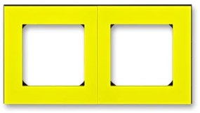 ABB Levit dvojrámeček žlutá/kouřová černá 3901H-A05020 64