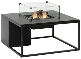 COSI Stůl s plynovým ohništěm cosiloft 100 černý rám / černá deska