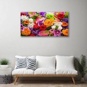 Obraz na plátně Květiny 140x70 cm