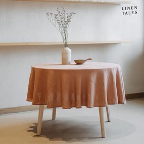 Lněný ubrus ø 230 cm – Linen Tales