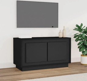 vidaXL TV skříňka 80x35x45 cm kompozitní dřevo [819857] Barva: Černá