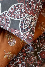 Zelený povlak na polštář s Paisley vzorem a střapci Aix Quilt - 50*50 cm