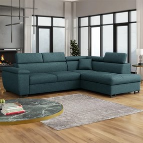 Sedací souprava Natan | 270x202 cm | PRAVÁ | rozkládací + úložný prostor | VÝBĚR TKANIN