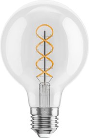 Mexen Vintis, LED filamentová žárovka E27, G80, 4 W, teplá bílá 2700K, čirá, L165-E27-0427-00
