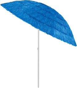 vidaXL Plážový slunečník Hawaii 240 cm [314695] Barva: Modrá