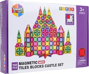 Magnetická stavebnice SUPER MAGNETISM Mini, 150 dílků