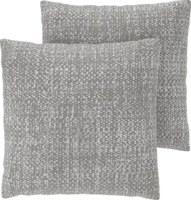 Livarno® Potah na polštář z jemného flanelu, 50 x 60 cm, 2 kusy (antracitová)